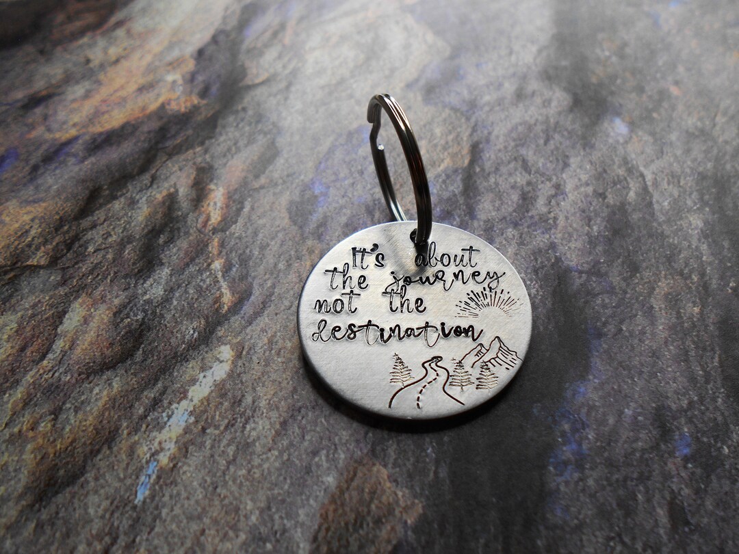 It's About the Journey Not the Destination Keychain, Self Confidence ...