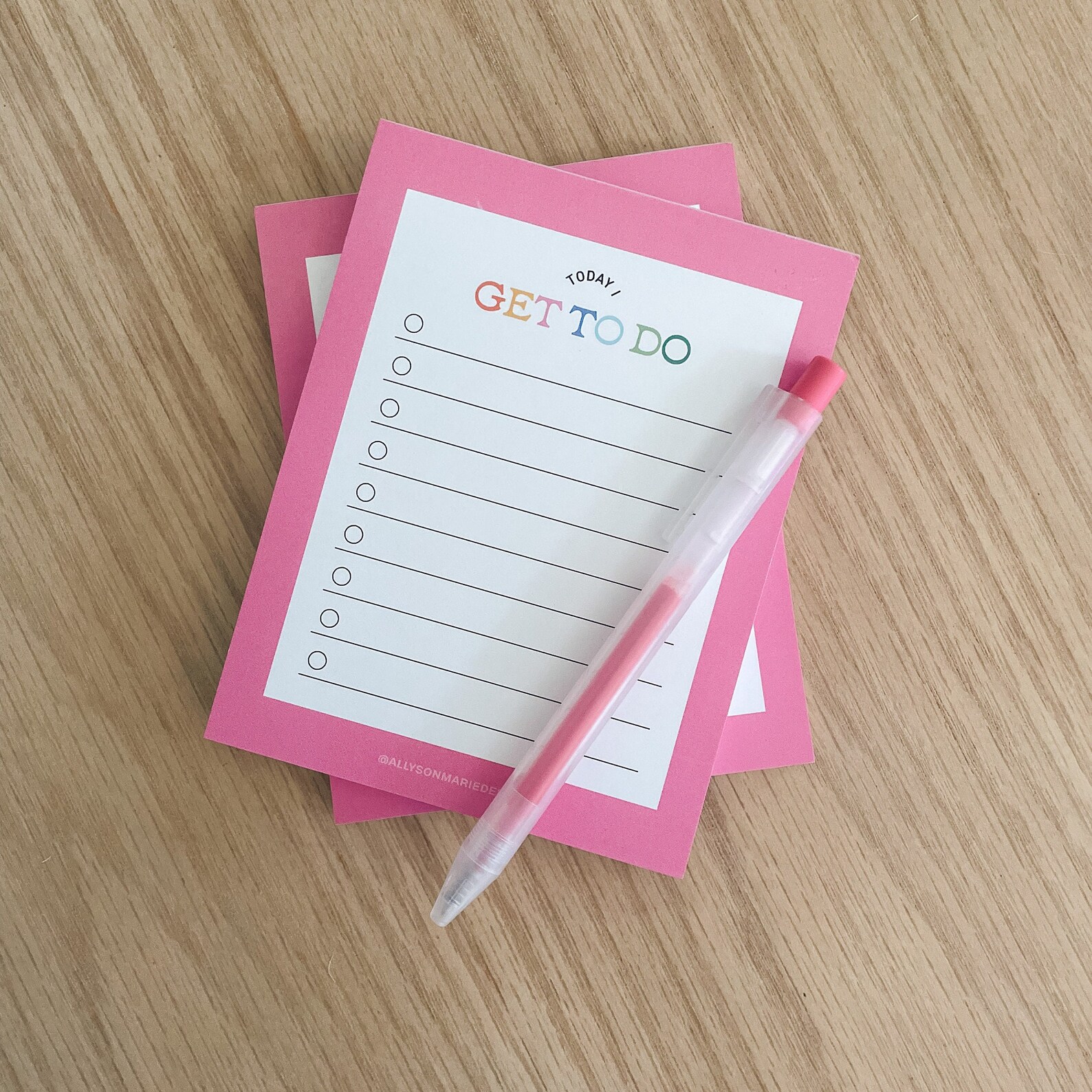 To Do List, Get To-do List, Cute Stationery, Cute Notepad, Printed ...