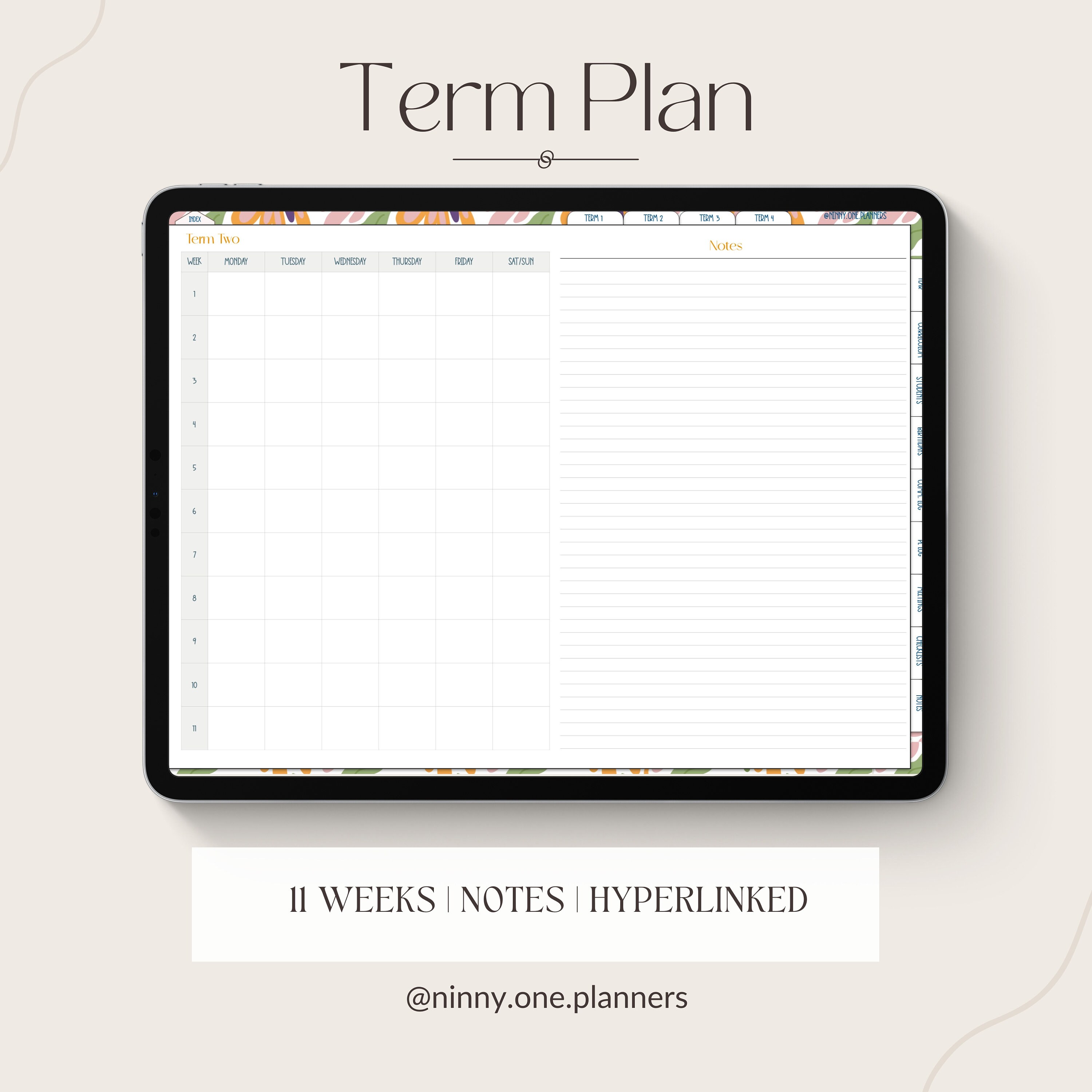 2024 Australian Teacher Planner - Butterfly Design - Etsy