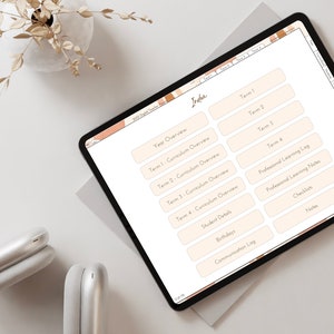 2023 Peach Rainbow Digital Australian Teacher Planner Undated - Etsy ...