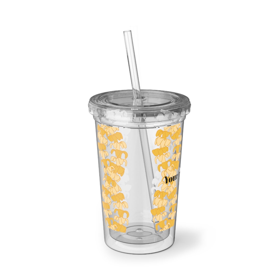 Suave Acrylic Cup With a Elegant Puakenikeni Design - Etsy
