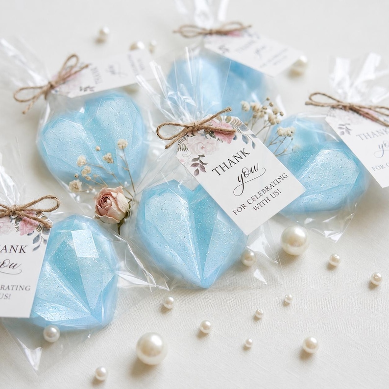 Bridal Shower Wedding Guest Gifts | Handmade Heart Soap Favors | Bulk ...