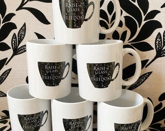 Hamilton Broadway Musical Raise a Glass to Freedom Mug 11oz - Etsy