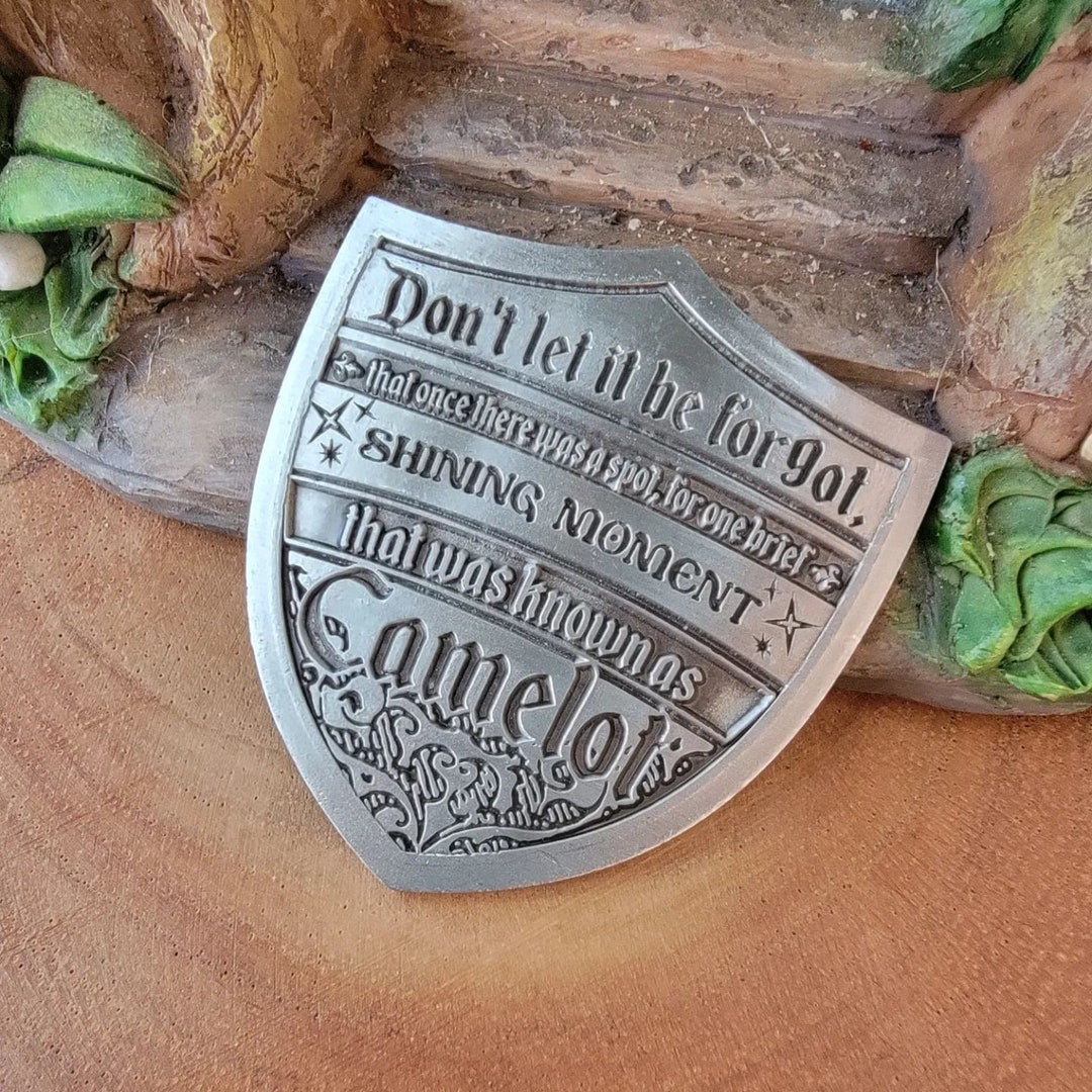 Camelot Broadway Musical Inspired Shield Shaped Coin - Etsy