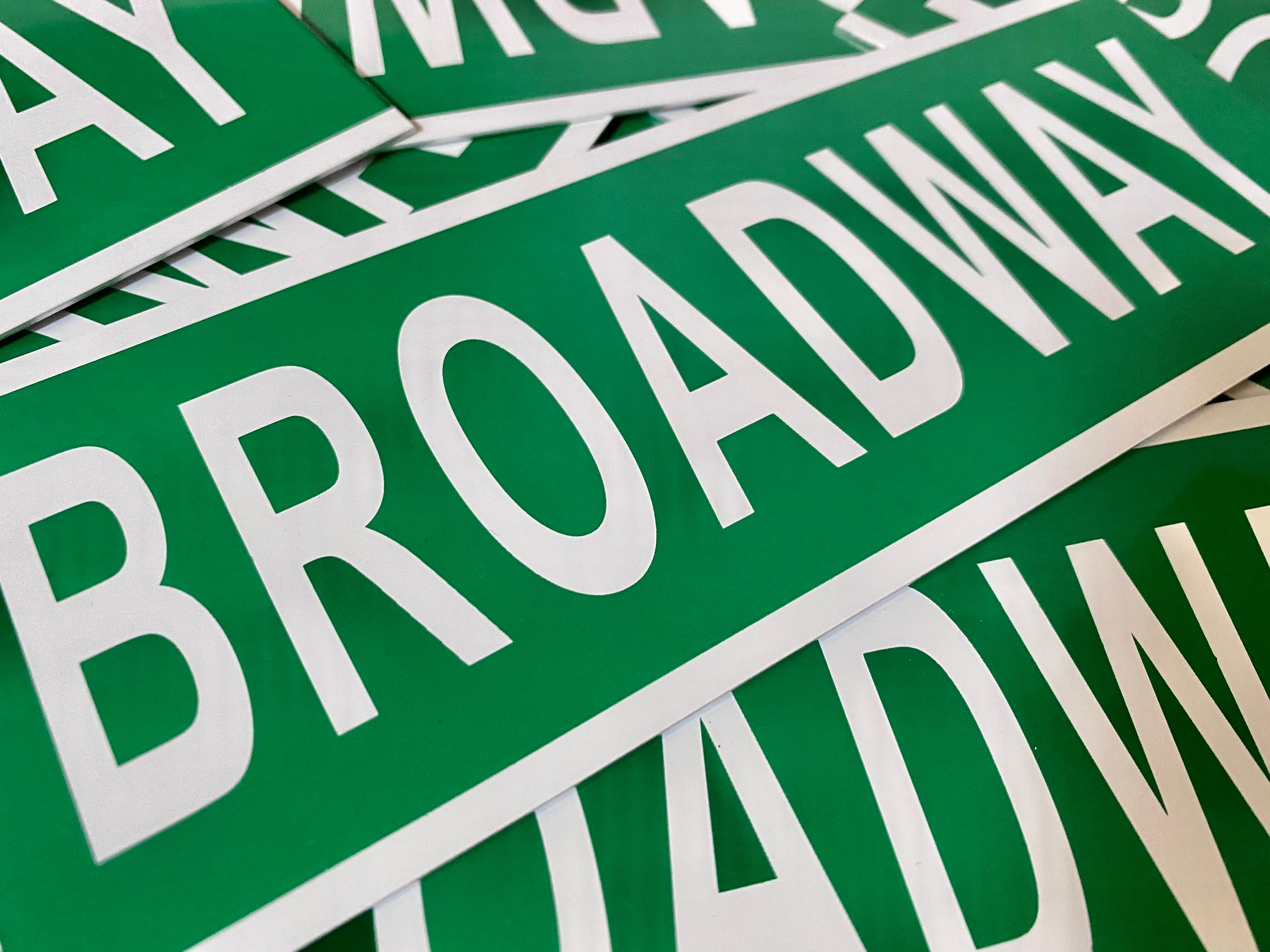 Broadway Street Sign Metal Broadway Sign New York City - Etsy