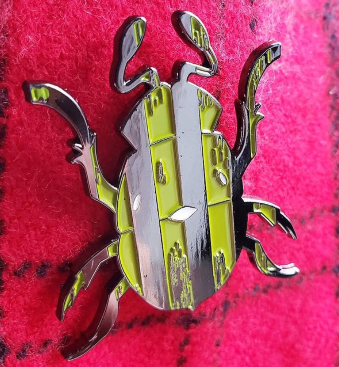 Beetlejuice Musical Inspired Beetle Enamel Pin Beetlejuice - Etsy