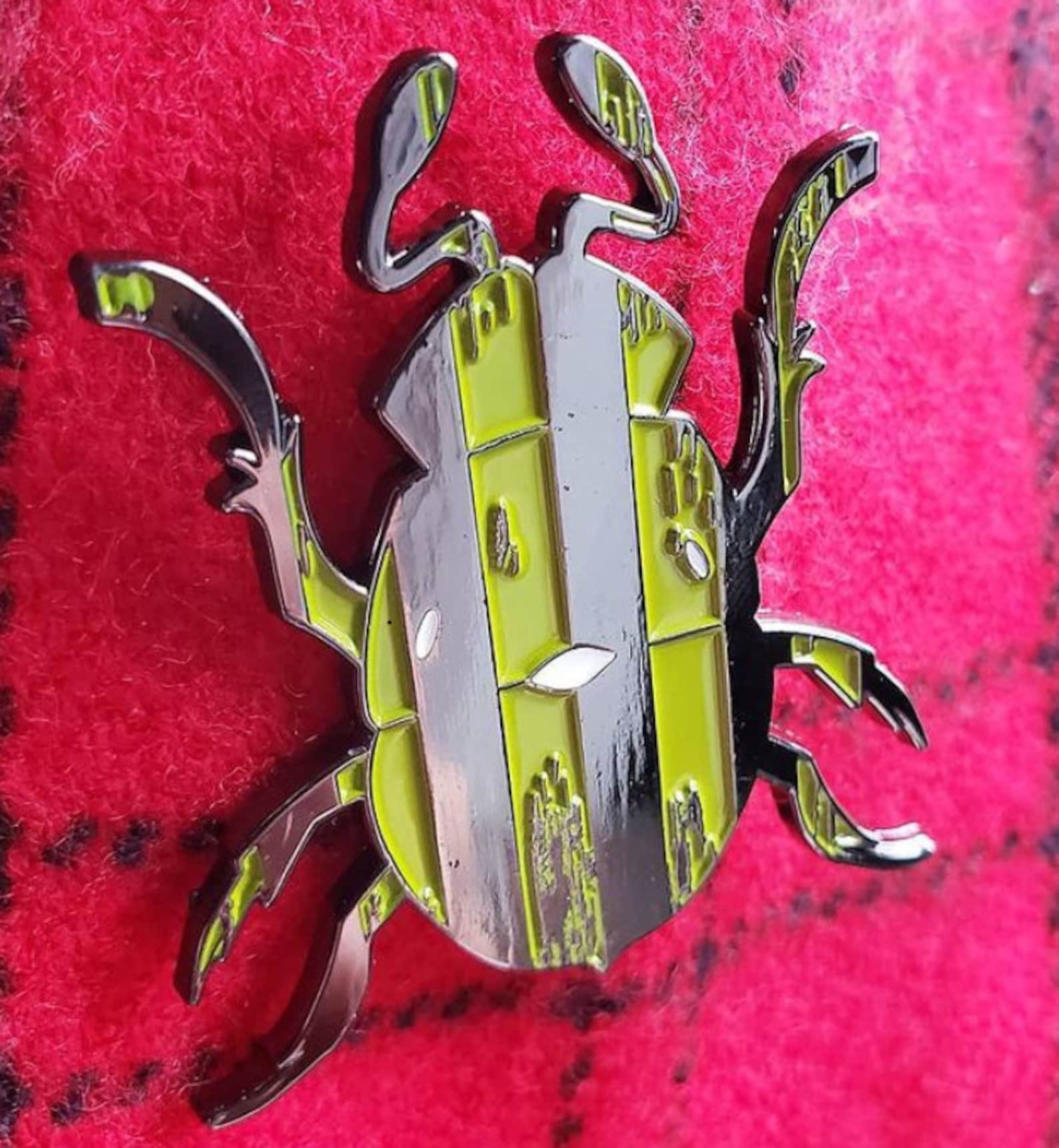 Beetlejuice Musical Inspired Beetle Enamel Pin - Beetlejuice Broadway ...
