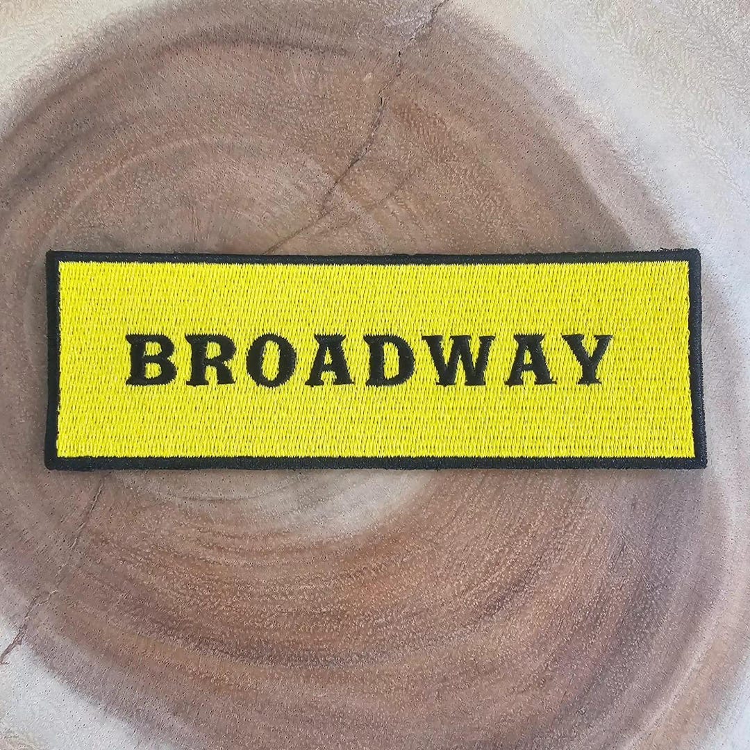 Broadway Embroidered Patch - Inspired by Broadway Programs - Etsy