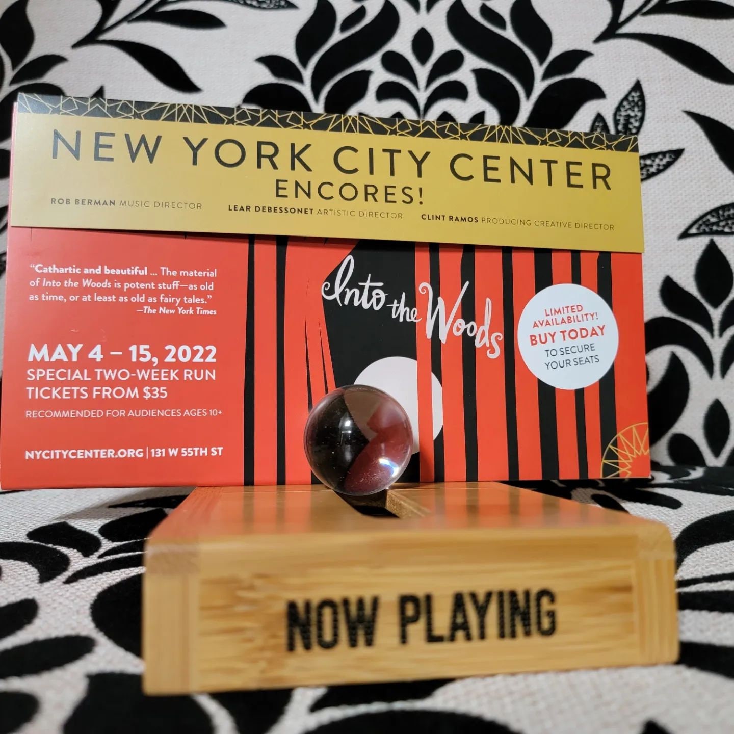 Broadway Playbill Program Ticket Flyer Bamboo Holder With - Etsy