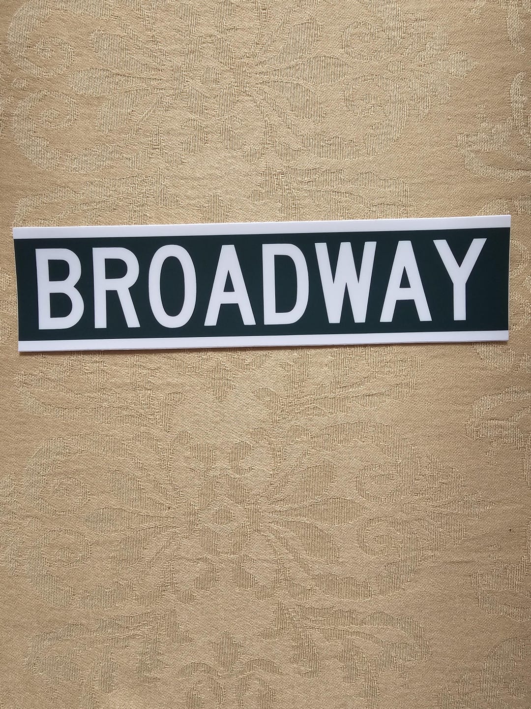 NYC Broadway Street Sign Sticker - Laptop Sticker, Car Decal, Bumper ...