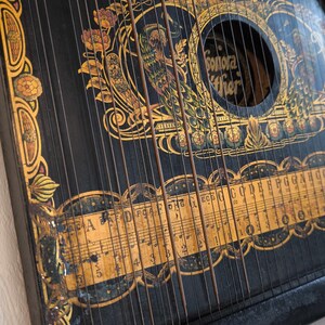 Antique Wooden String Instrument for Collectors and Decor, Elegant ...