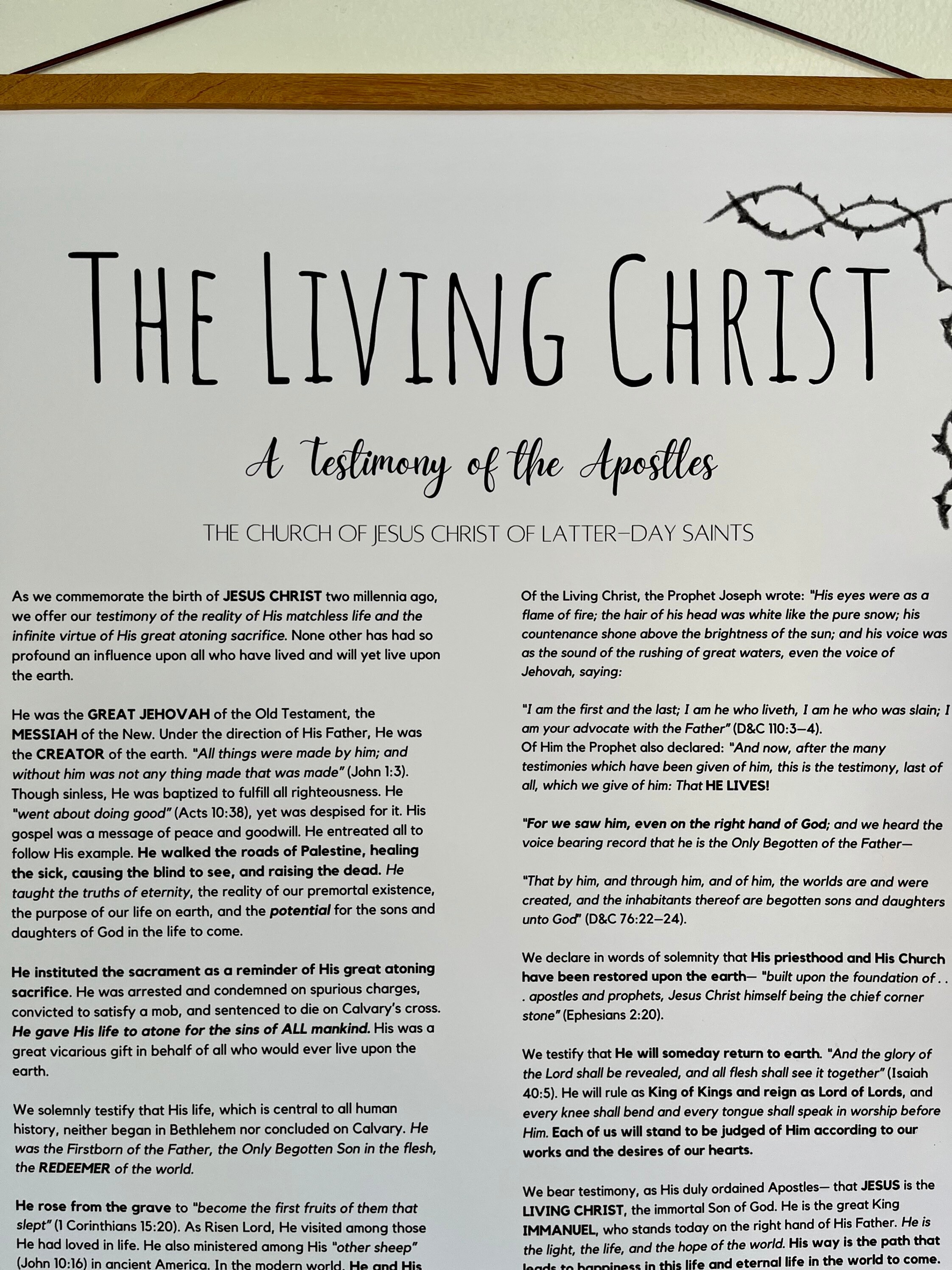 LDS Proclamation Bundle, the Family & the Living Christ, LDS Printables ...