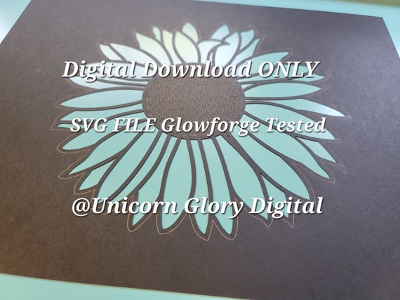 Sunflower Petal Cut Out Quilted Center SVG Cut File - Etsy