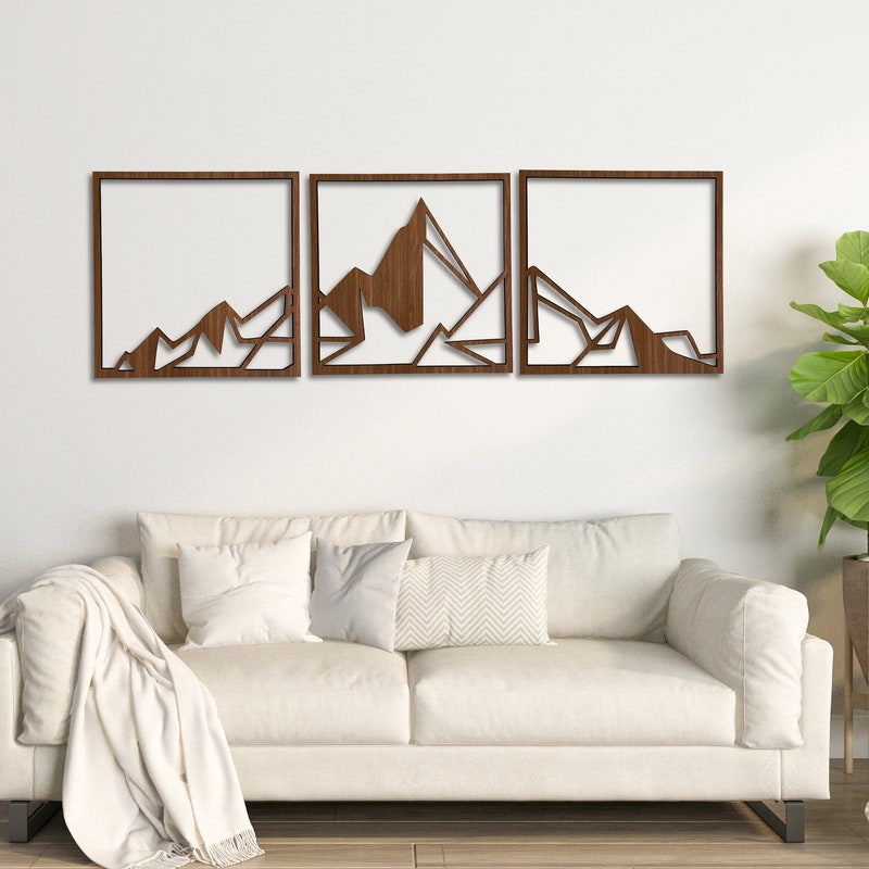 Mountain Wall Decor - Etsy