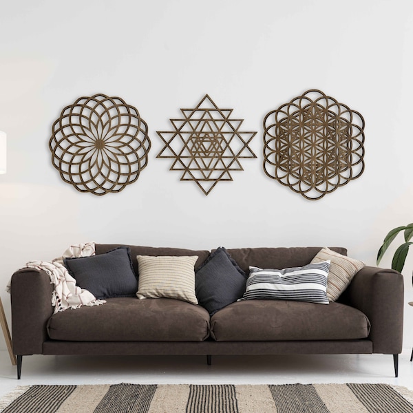 Sacred Geometry Wall Art - Etsy