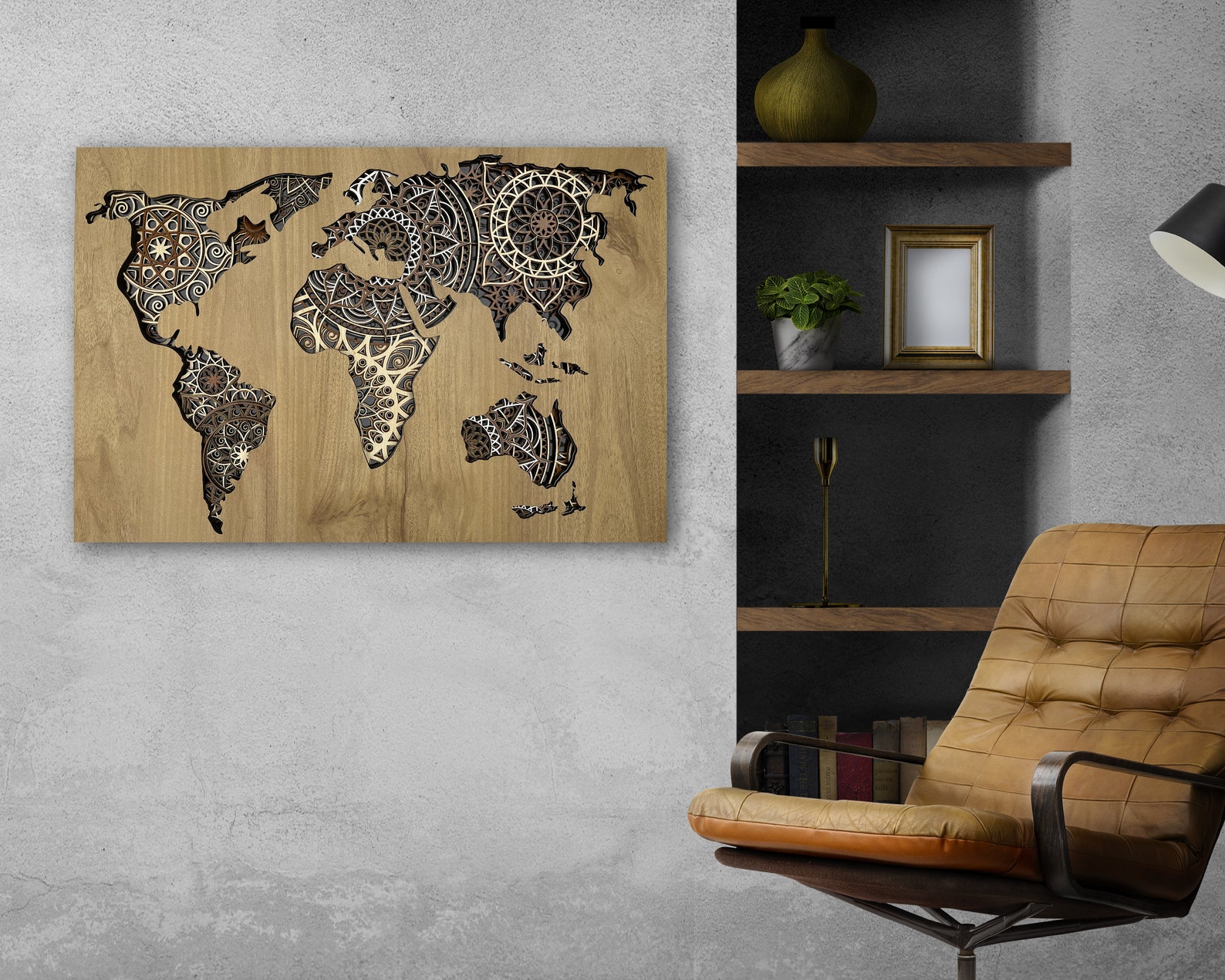World Map Wall Art Large Wood World Map Wooden World Map | Etsy