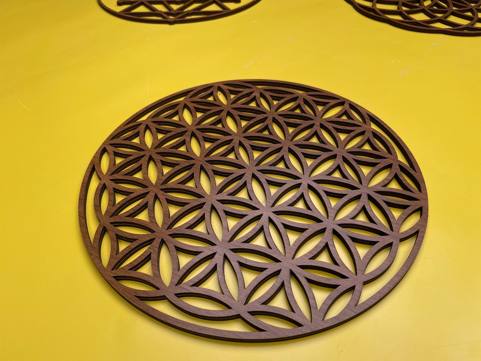 Sacred Geometry Wood Wall Art Decor Mandala Wall Art - Etsy