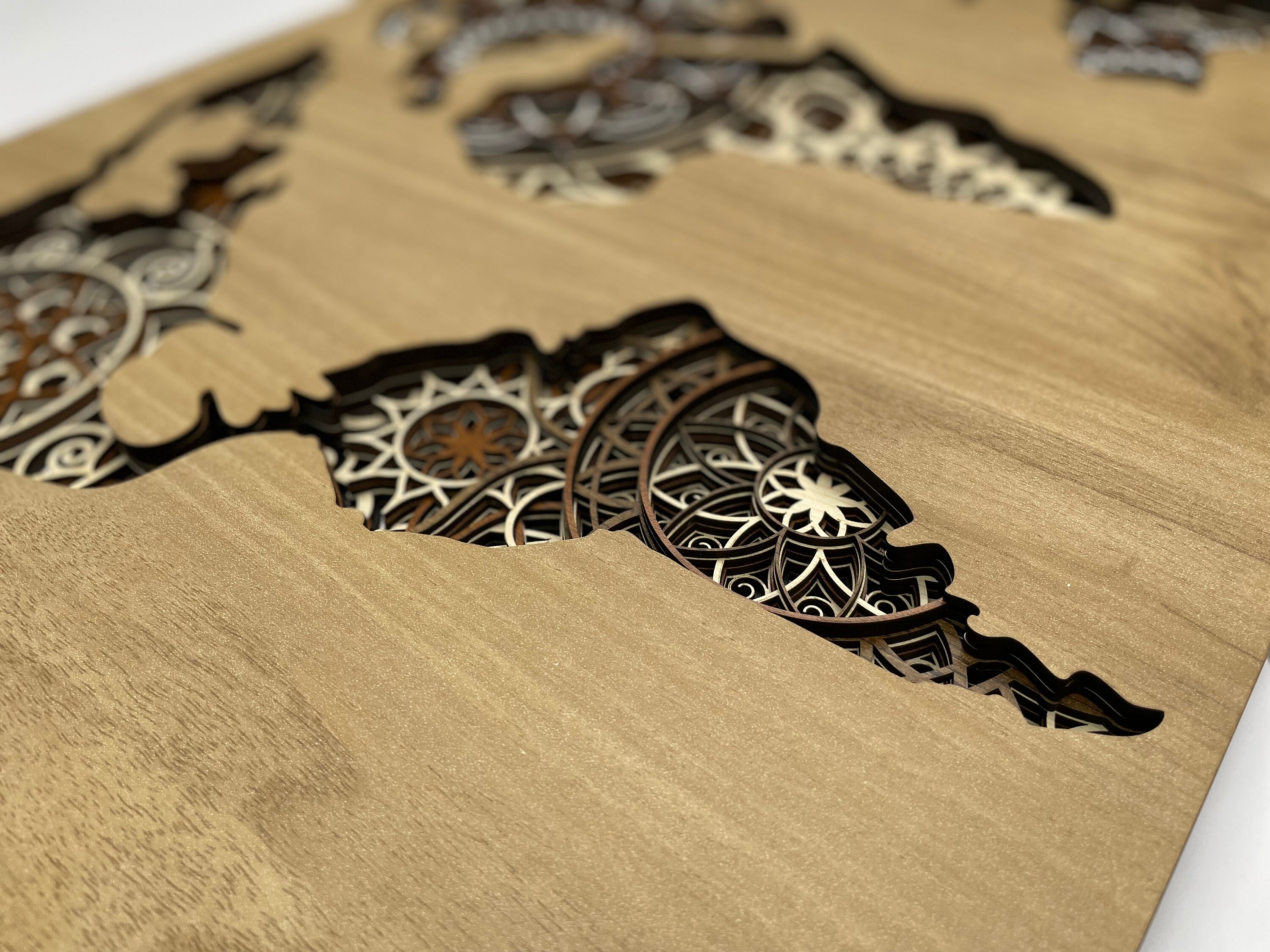 World Map Wall Art Large Wood World Map Wooden World Map | Etsy