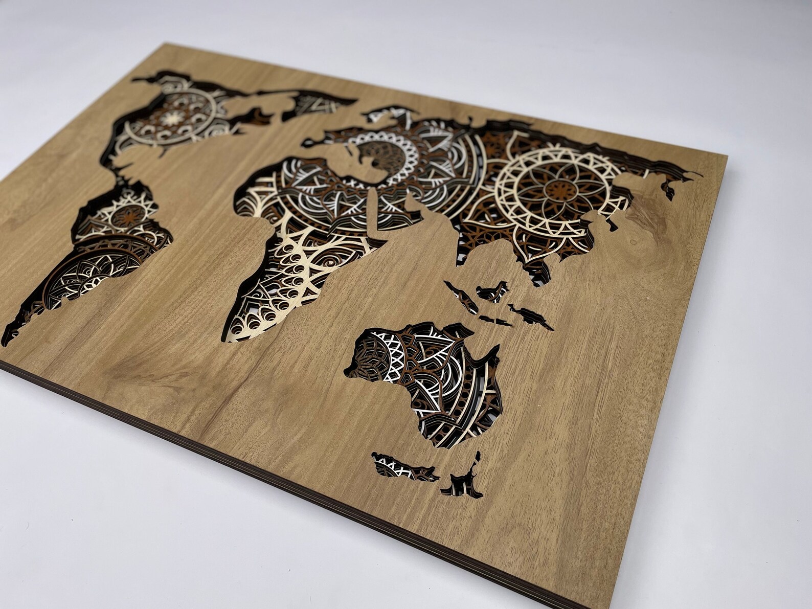 World Map Wall Art Large Wood World Map Wooden World Map | Etsy