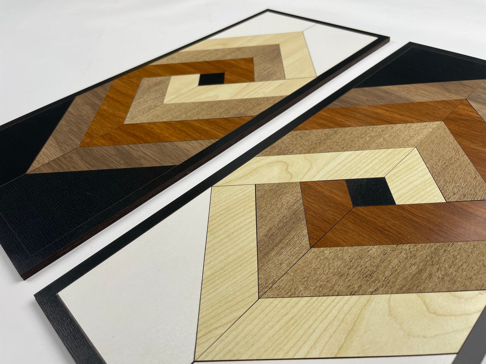 3D Wood Wall Art Decor Set of 2 Wooden Wall Art - Etsy