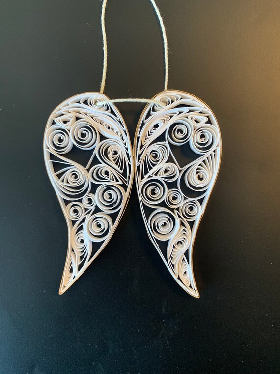 Quilled Angel Wings | Etsy