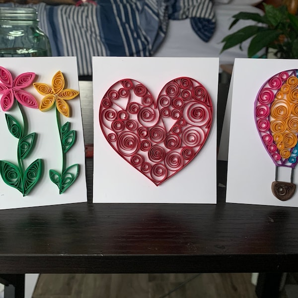 Quilled Cards - Etsy