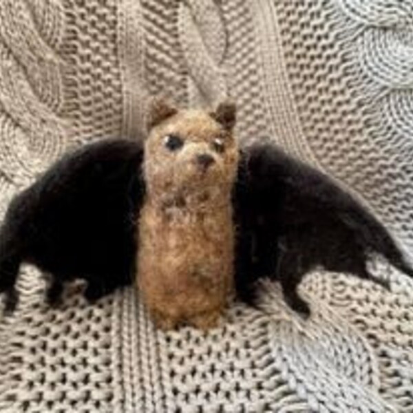 Needle Felt Bat - Etsy