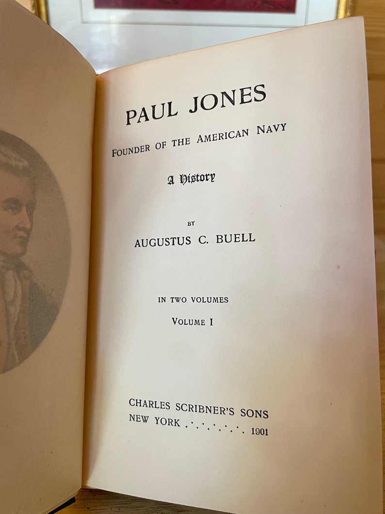 Founder of the American Navy by Paul Jones (volumes I & II) - Etsy