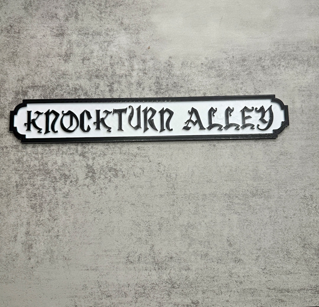 Knockturn Alley Sign - Etsy