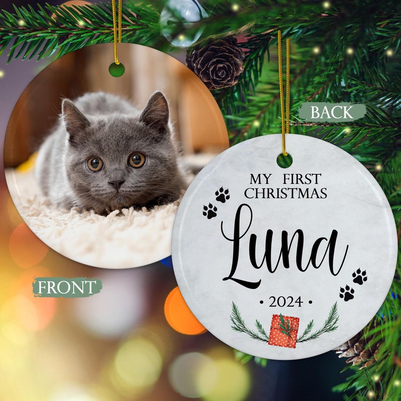 Custom Cat Ornament - Etsy