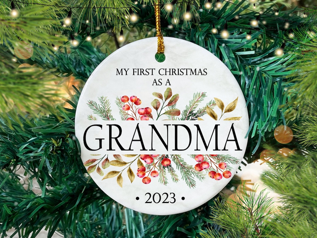 My First Christmas as a Grandma, First Christmas Grandma Gifts, New ...