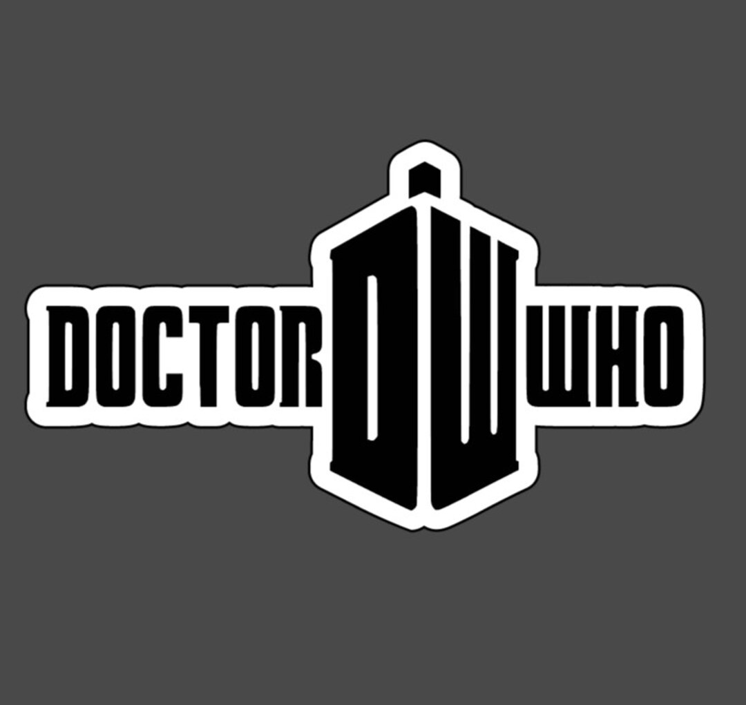 DOCTOR WHO Fan Logo Sticker Vinyl Laptop Backpack Skate Bottle Fun Gift ...