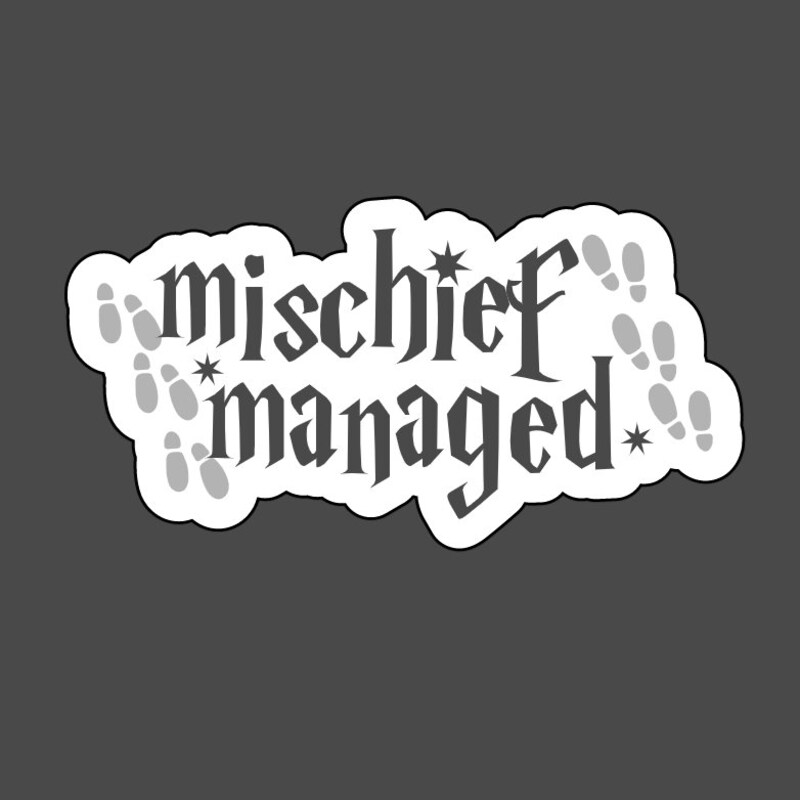 Mischief Managed Svg - Etsy