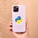 Python Logo Sticker Computer, Tablet, Phone, Coder, Vinyl, Waterproof, Tech, Coder, Programmer ...