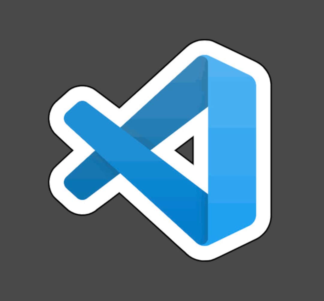 Visual Studio Code Vinyl Sticker Coder Developer Dev , Laptop ...