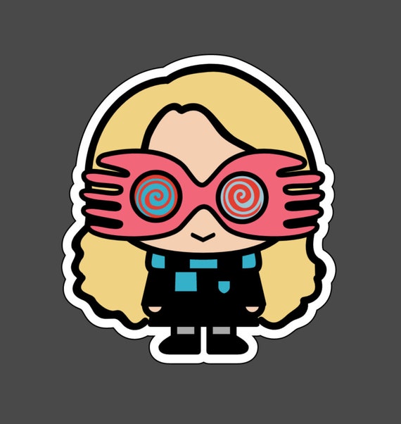 Luna Inspired Vinyl Sticker Fan Drawing Art Waterproof Gift | Etsy