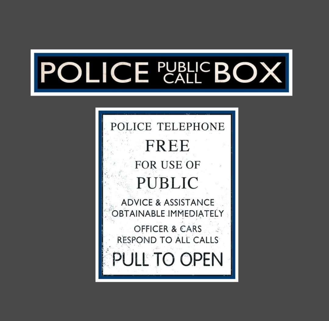 Lego Doctor Who Tardis Decals