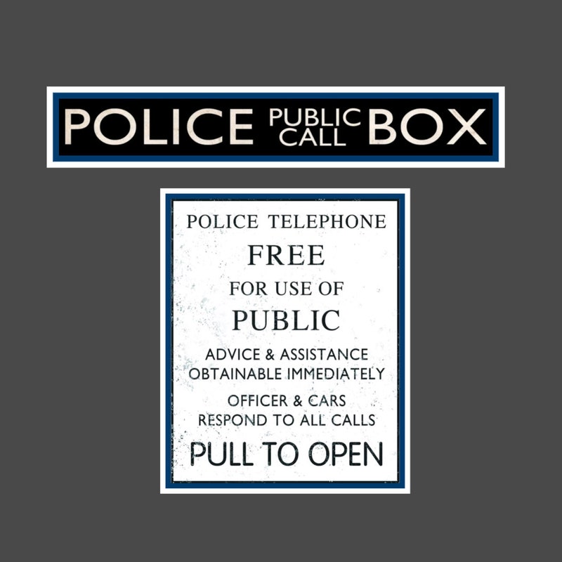 Police Phone Box - Etsy