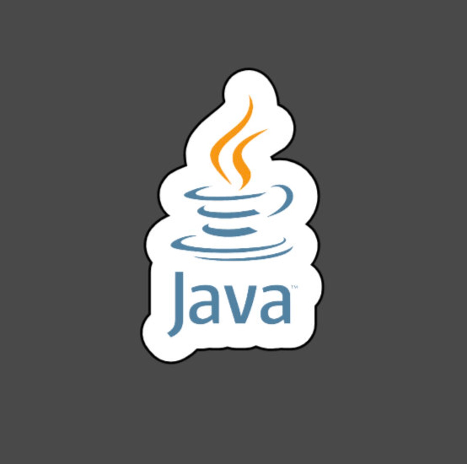 Java Sticker Logo Sticker Laptop Tablet Phone Coder Cloud - Etsy