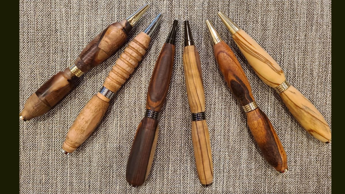 Pens - Hand Carved From Raw Wood - Etsy