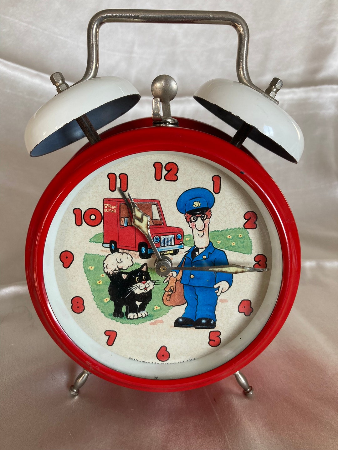 Vintage Postman Pat Alarm Clock From 1980s, Working Alarm, Wind up ...
