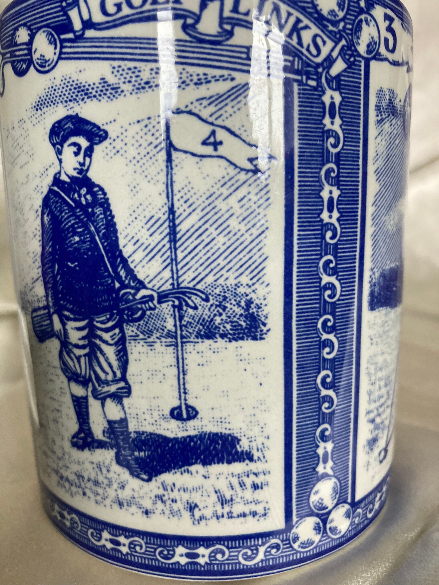 Spode the Blue Room Collection, Golfer. Extra Large. Rare Item - Etsy