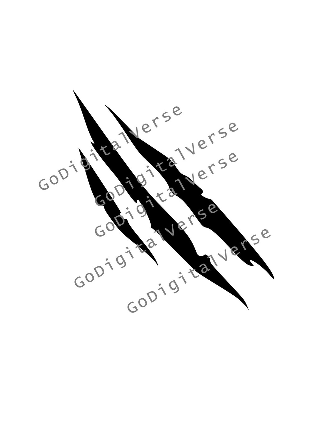 Claw Marks - SVG, PNG, and PDF - Etsy