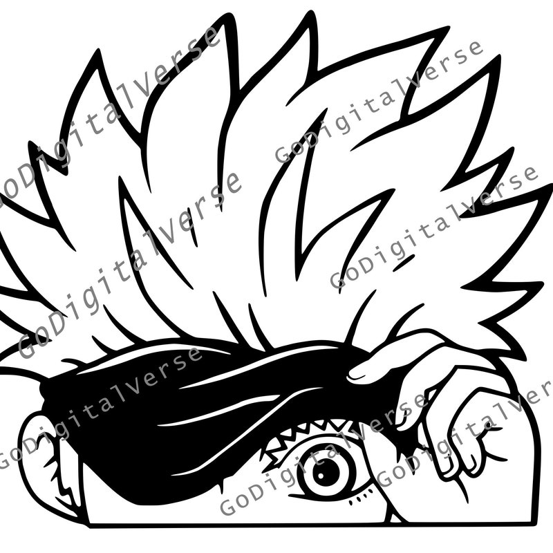 Anime Logo Gojo - Etsy