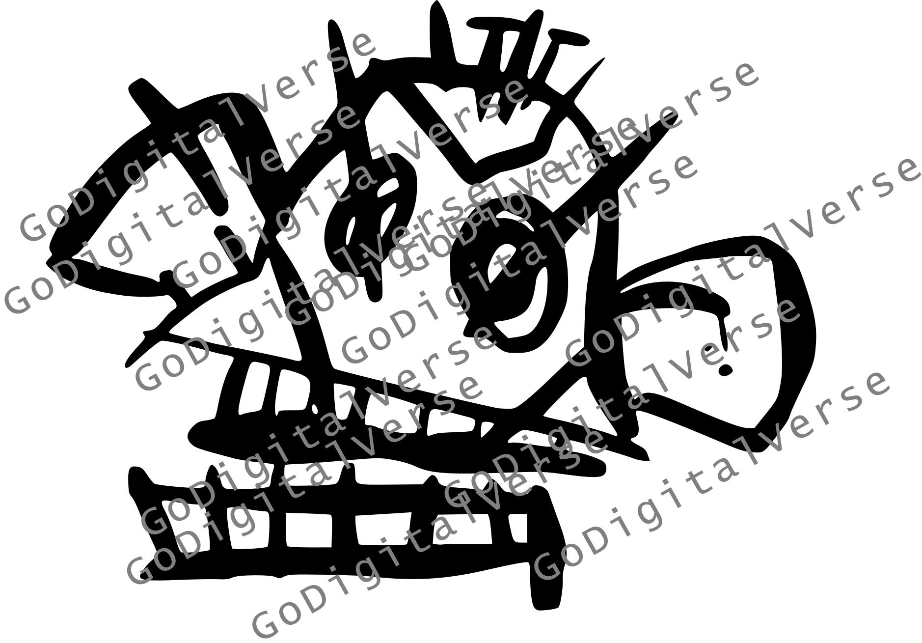 Jinx Monkey - SVG, PNG, and PDF - Etsy