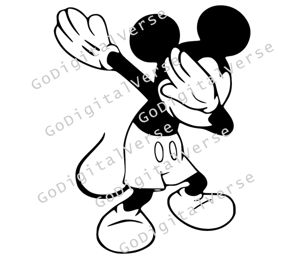 Mouse Dab - SVG, PNG, and PDF - Etsy