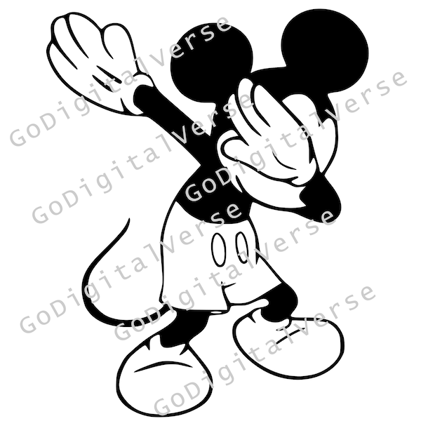 Mickey Mouse Svg - Etsy