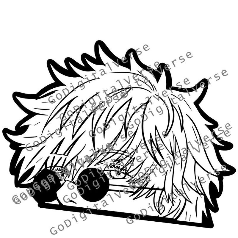 Gojo Papercraft Template - Etsy
