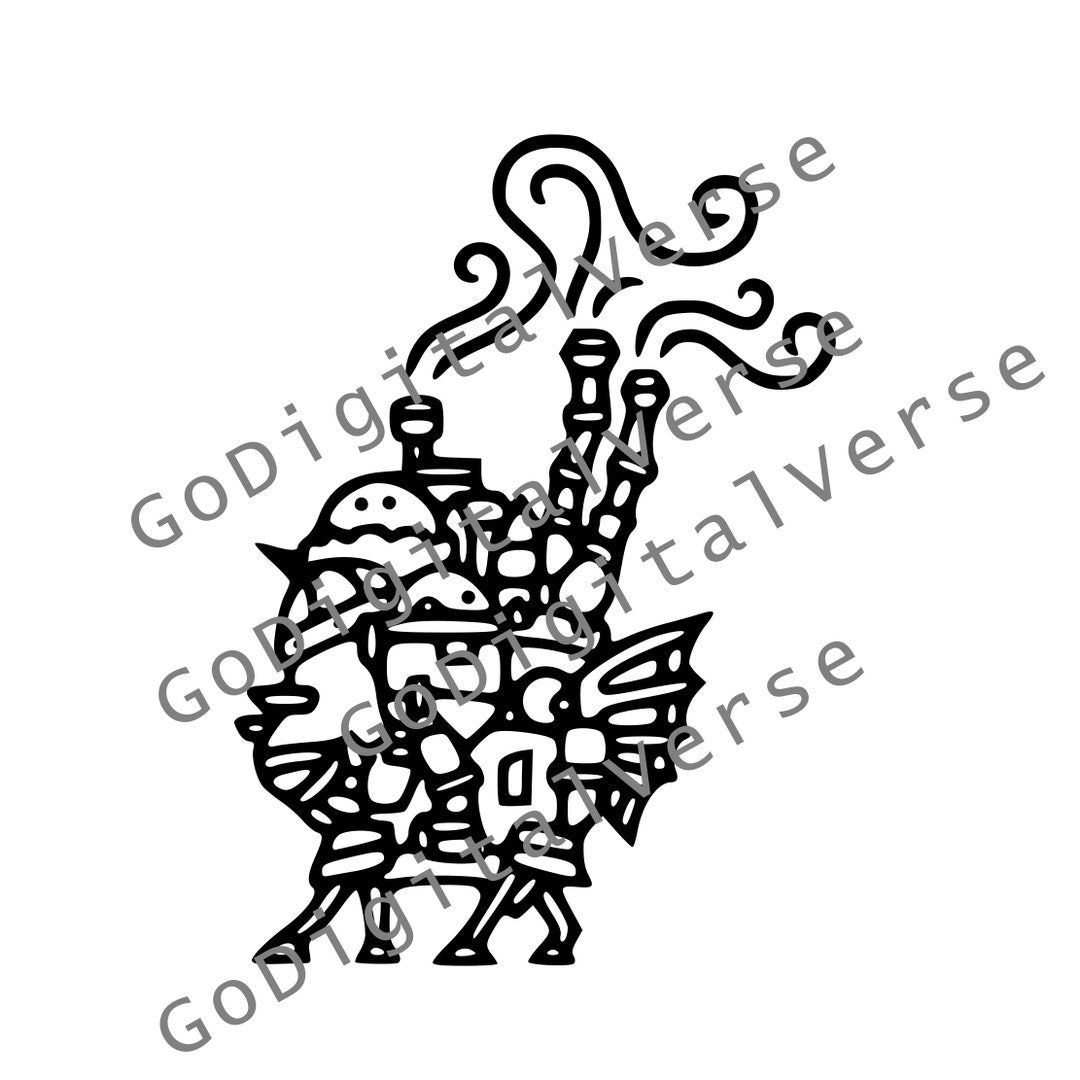 Character - SVG, PNG, and PDF - Etsy