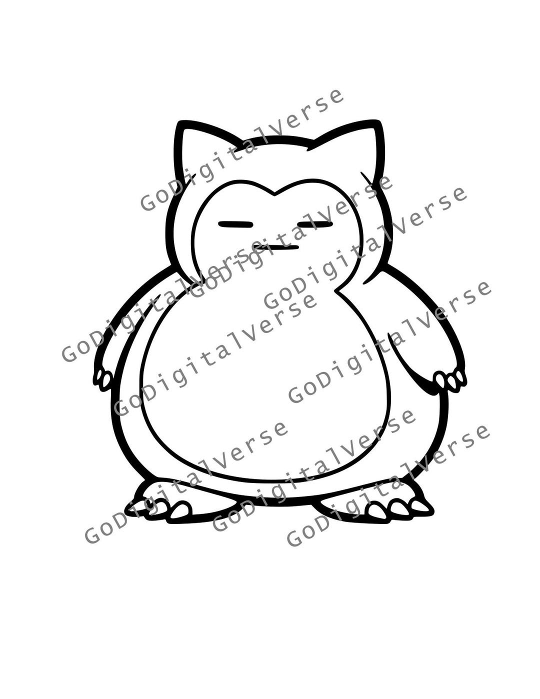 Poke Character SVG, PNG, and PDF - Etsy